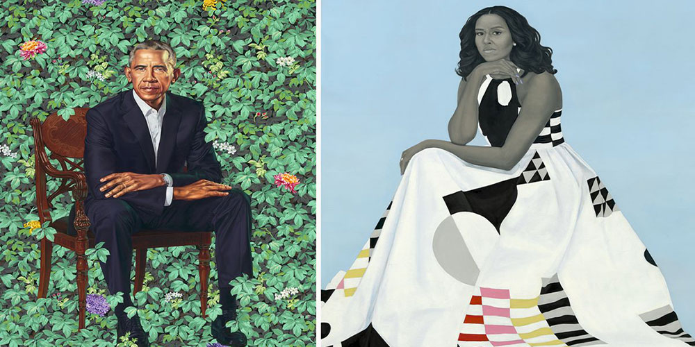 Τα πορτρέτα των Ομπάμα έγιναν το απόλυτο μουσειακό viral | Philenews