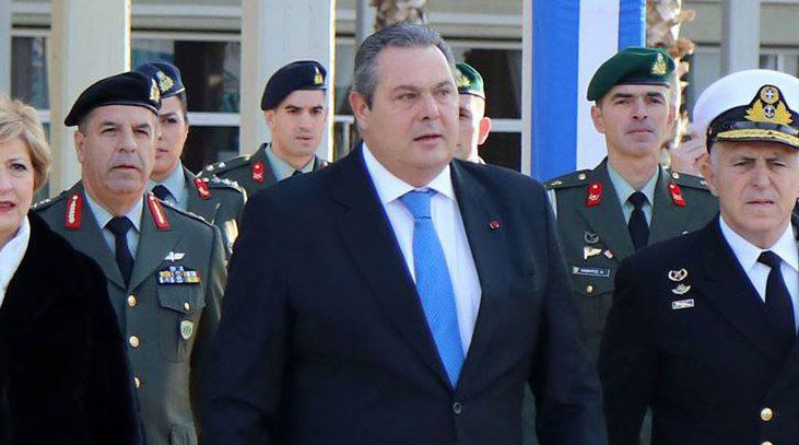 Ο Καμμένος αποχαιρέτησε τους αρχηγούς των γενικών επιτελείων | Philenews