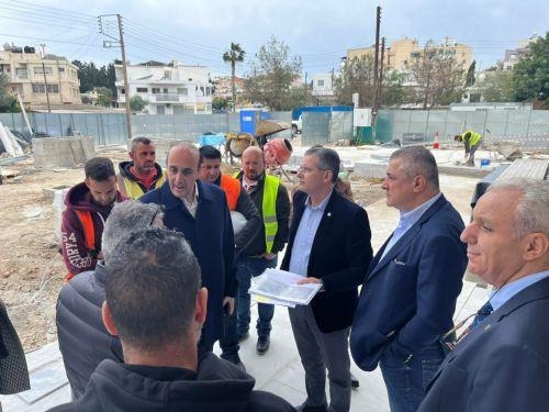 Επίσκεψη αντιπροσωπείας ΑΗΚ στο υπό ανέγερση κτήριο Σχολής του ΤΕΠΑΚ ...