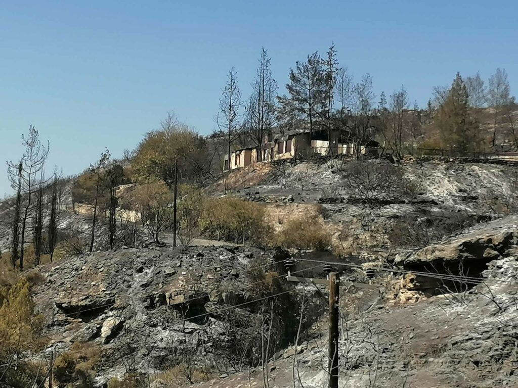 Οδοιπορικό στην καμένη γη - Πλάνα από την ορεινή Λεμεσό (εικόνες και ...