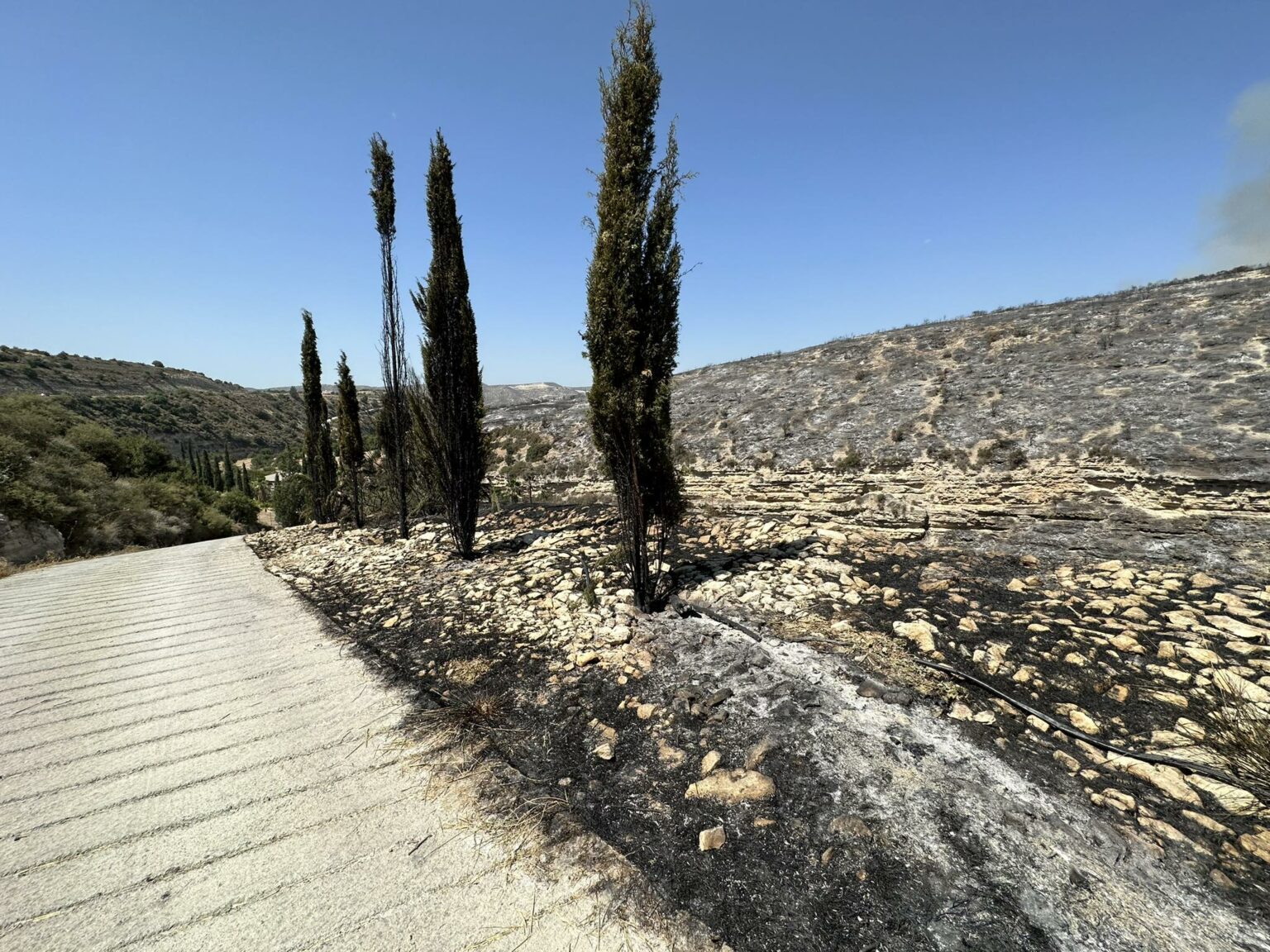 Αναζωπύρωση της πυρκαγιάς στην περιοχή της Απαισιάς - Κάηκε κατοικία ...