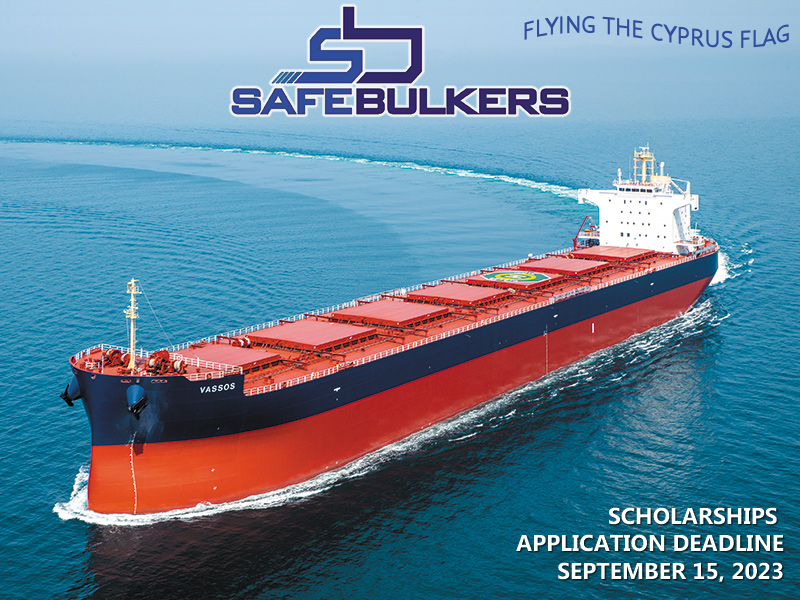 SAFE BULKERS INC - Παράταση προθεσμίας υποβολής αίτησης για υποτροφία ...