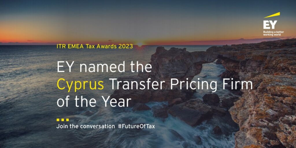 Η EY Κύπρου αναγνωρίστηκε από το International Tax Review ως National Transfer Pricing Firm of ...