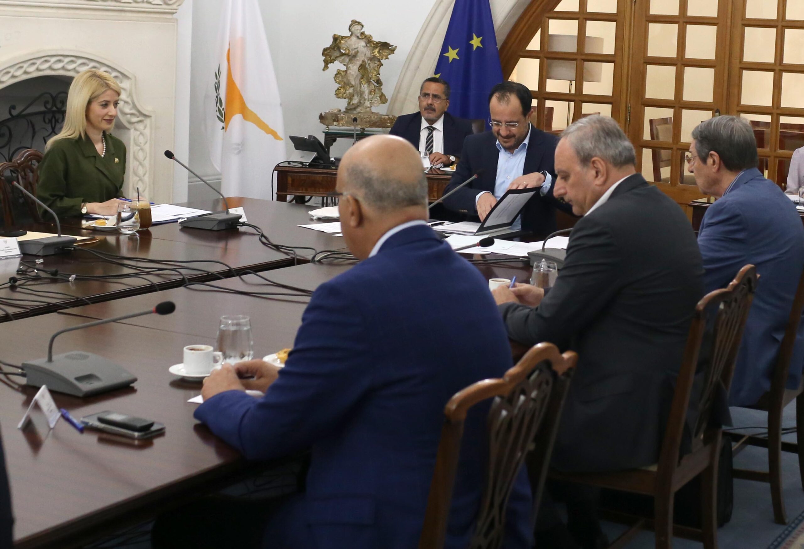 Εθνικό Συμβούλιο: Η προσοχή όλων στραμμένη προς Ολγκίν και Γκουτέρες | Philenews