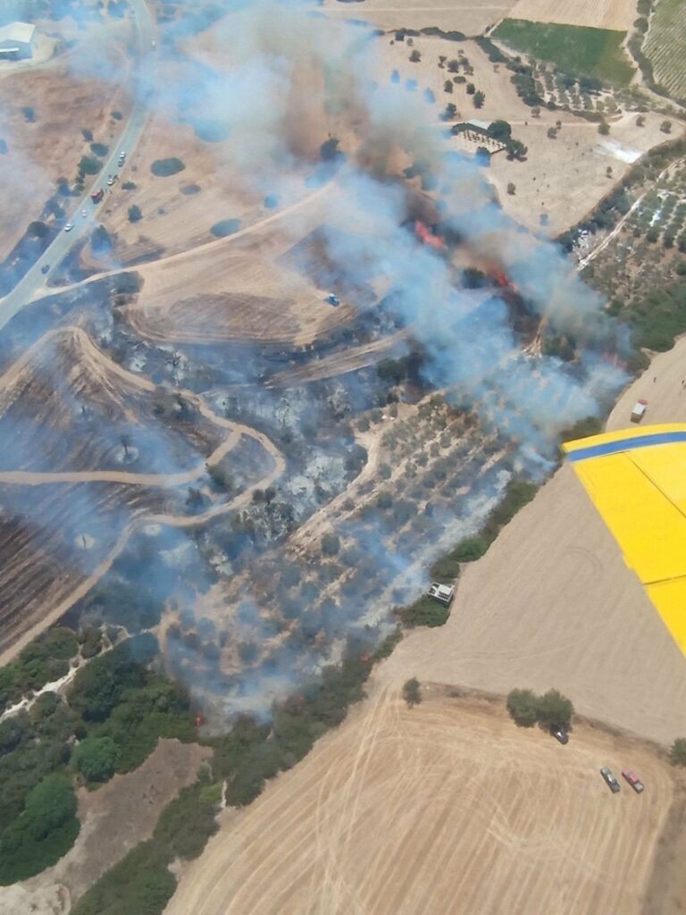 Διαχειρίσιμη η πυρκαγιά στην επαρχία Λεμεσού - Σε επιφυλακή για ...