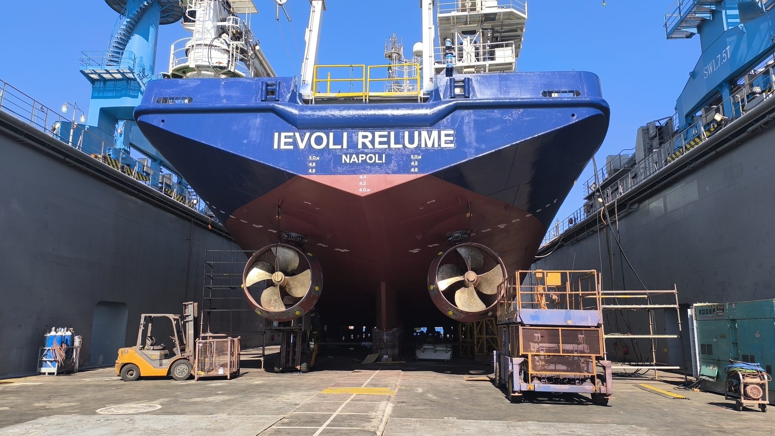 Στο ναυπηγείο της Multimarine στη Λεμεσό το Ievoli Relume του Great Sea ...
