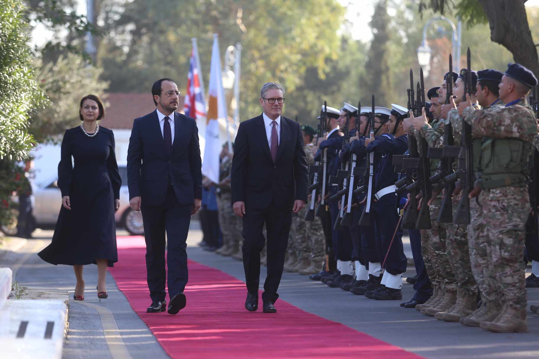 Έφτασε στο Προεδρικό Μέγαρο ο Στάρμερ (εικόνες)