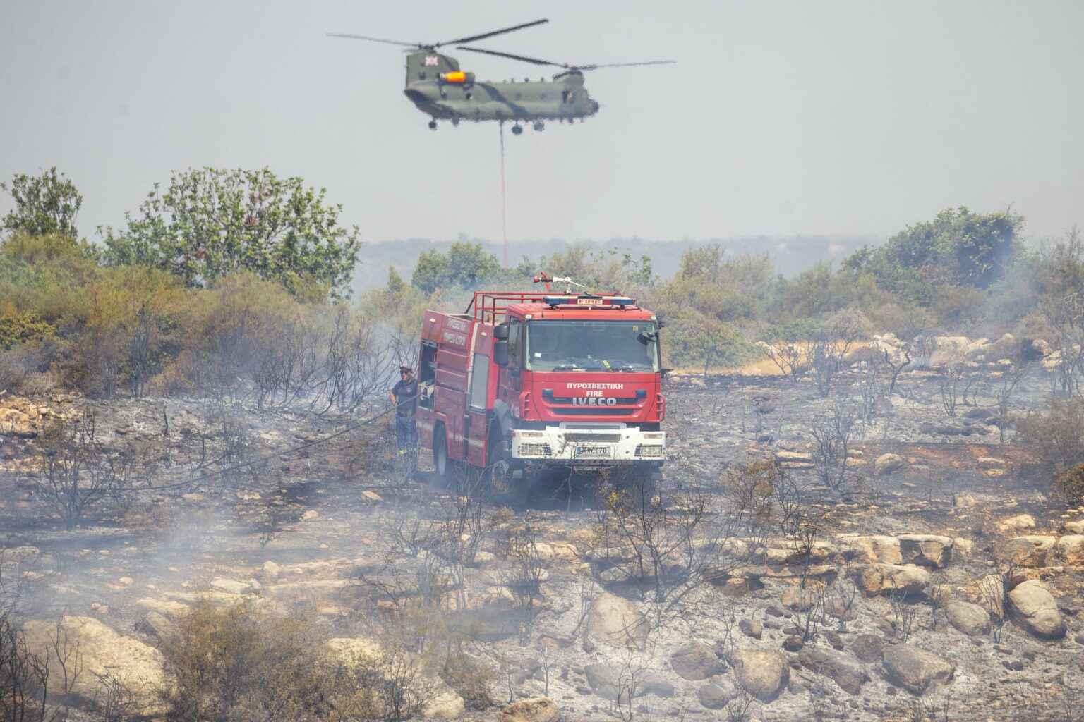 Πυρκαγιά Λεμεσού: Ζητήθηκε η ενεργοποίηση του Copernicus