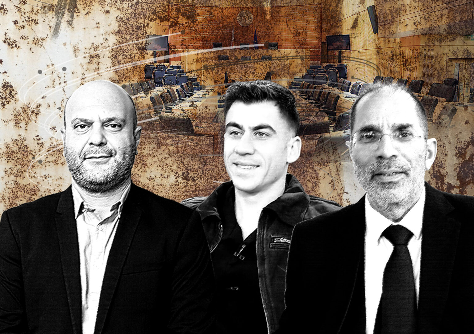 ΕΛΑΜ, Οδυσσέας και στο βάθος ο Φειδίας