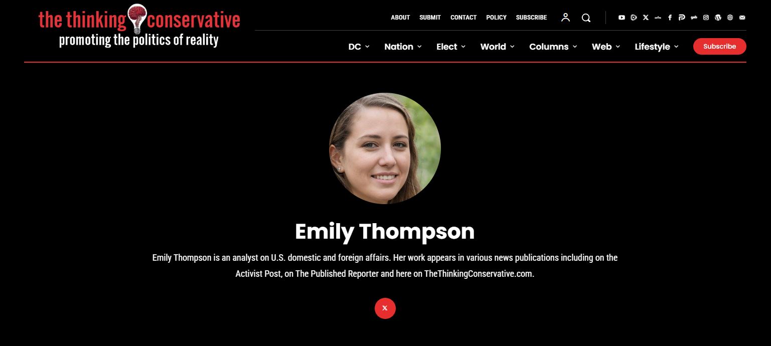 Emily Thomson: Το προφίλ που έριξε τη βόμβα στο Προεδρικό