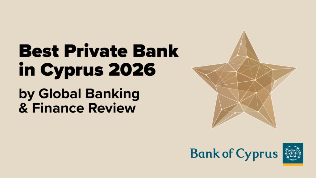 Τράπεζα Κύπρου: Ανακηρύχθηκε «Best Private Bank Cyprus 2026» στα Global ...